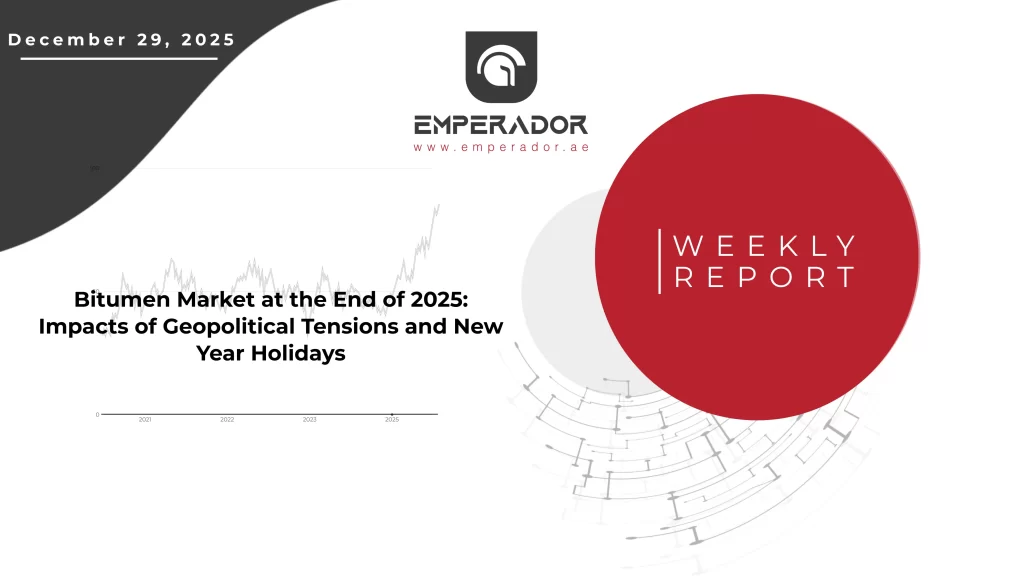 Bitumen Market at the End of 2025